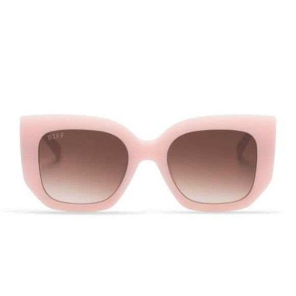 Diff Eyewear | Accessories | Uncommon James Diff Retro Creamy Pink ...